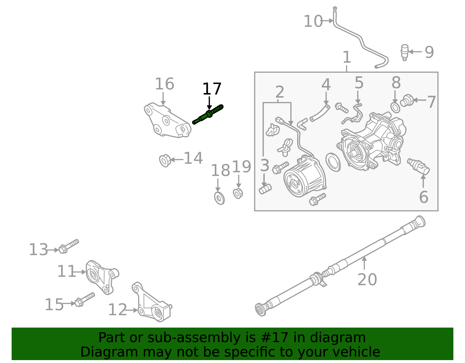 KD35-28-116A - High-Quality Rear Mount Stud for 2013-2024 Mazda | AutoNation Parts