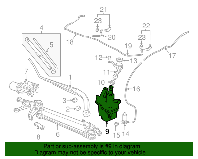 76841-TVA-A01 - Tank Washer (2.5L) - 2018-2020 Honda Accord | Honda Car ...