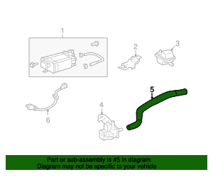 2007-2013 Toyota Evaporative Emissions System Lines 23826-0P100 | OEM ...