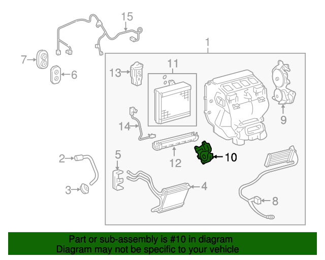 2007-2018 Lexus Actuator 87106-33260 | OEM Parts Online