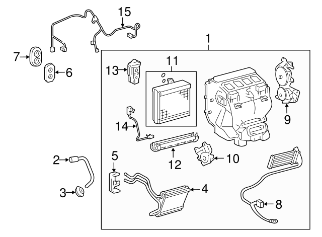 87106-33260 - HVAC Blend Door Actuator 2007-2018 Lexus | AutoNation Parts