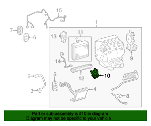87106-33260 - HVAC Blend Door Actuator 2007-2018 Lexus | AutoNation Parts