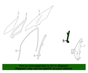 61240AN0009P - Rear Guide - 2020-2023 Subaru | Subaru Parts Guys