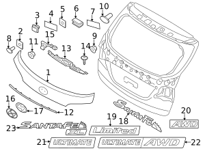 2013-2019 Hyundai Finish Panel Pad 87378-2W000 | Conicelli Hyundai
