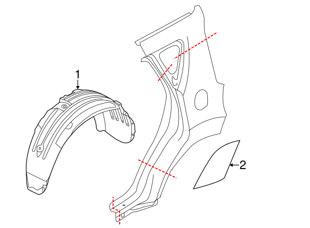 84126-B2000 - Stone Guard 2014-2019 Kia | Kia.Parts Store