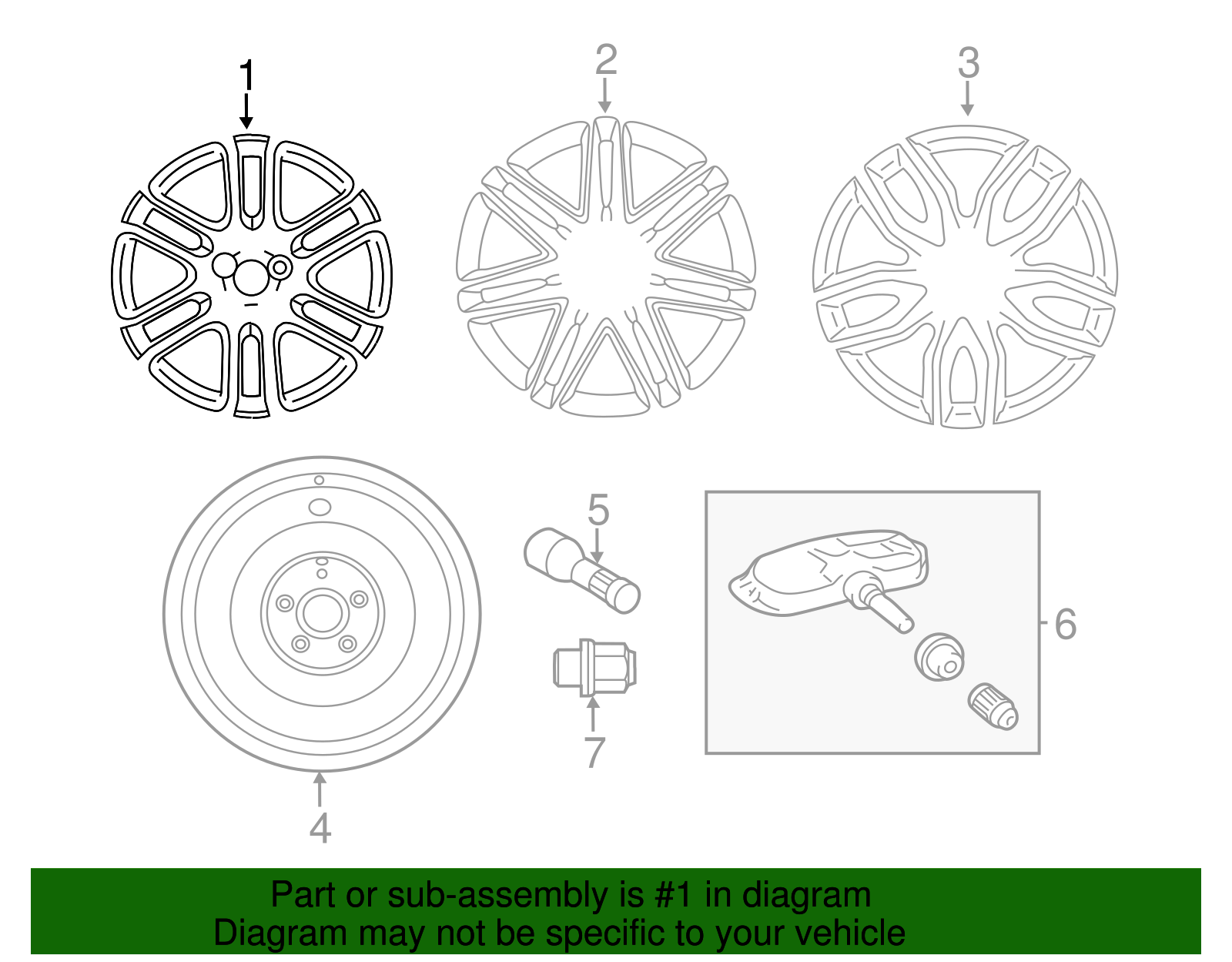 42611-21200 - Wheel Alloy 17 2011-2013 Scion tC | Longo Toyota Parts