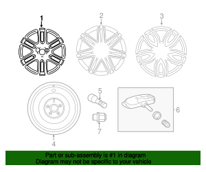 42611-21200 - Wheel Alloy 17 2011-2013 Scion tC | Longo Toyota Parts