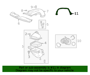 2020-2023 GM PCV Tube 12676936 | Auto Parts Express