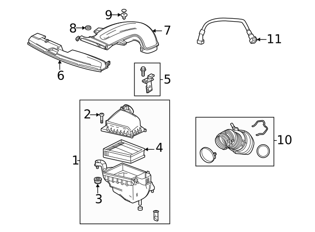 2020-2024 GM PCV Tube 12676936 | TascaParts.com