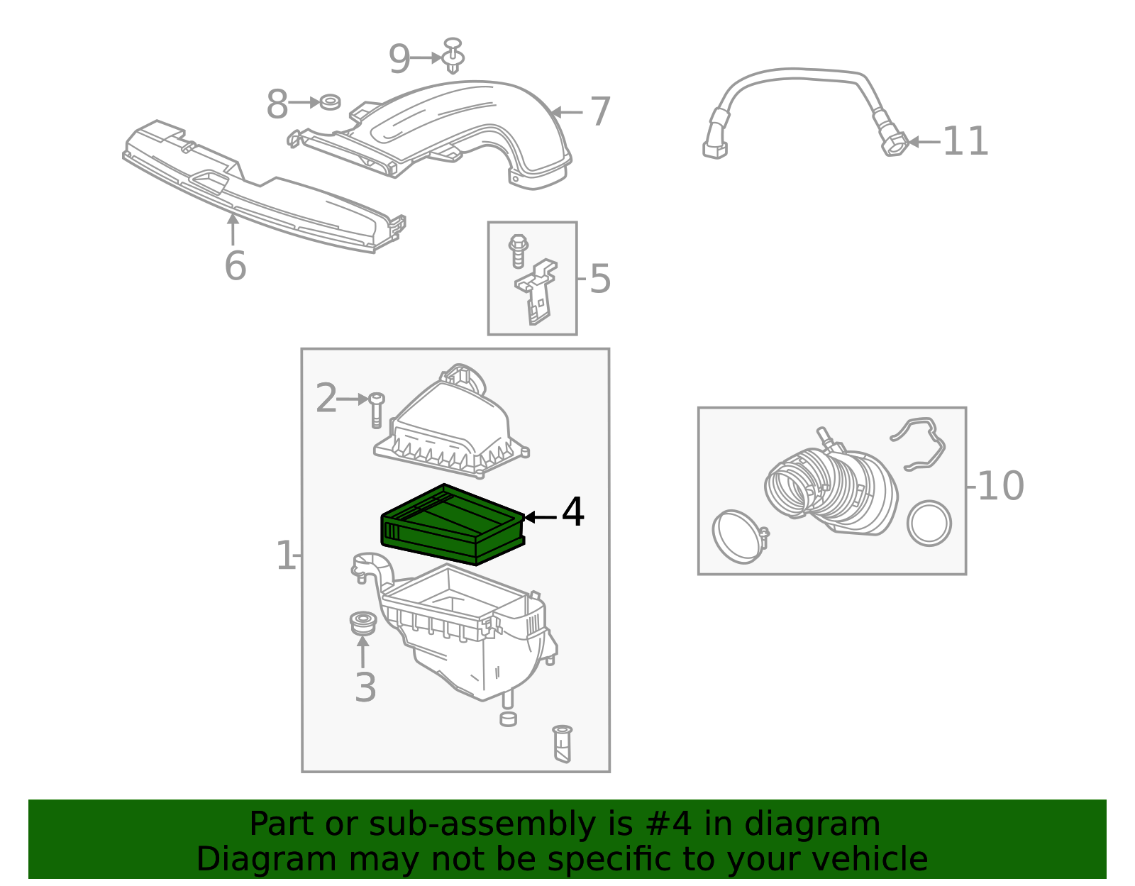 2020-2025 GM Air Filter 42712666 GM | GMPartsDirect.com