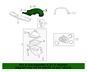 2020-2025 GM Intake Duct 60007390 GM | GMPartsDirect.com