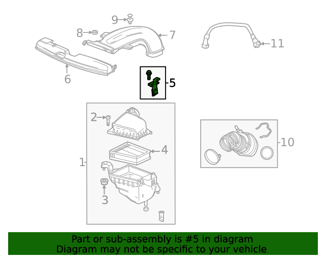 2019-2023 GM Mass Airflow Sensor 55505735 GM | GMPartsDirect.com