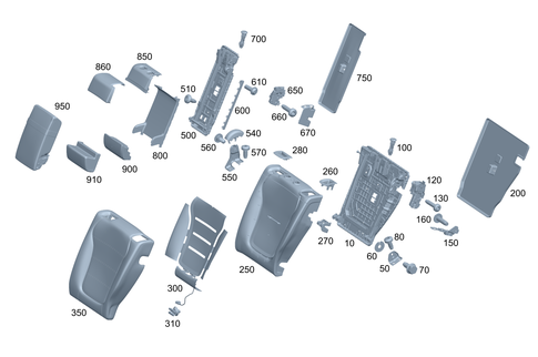 Folding Rear Backrest for 2024 Mercedes-Benz GLC 300 | Mercedes-Benz ...