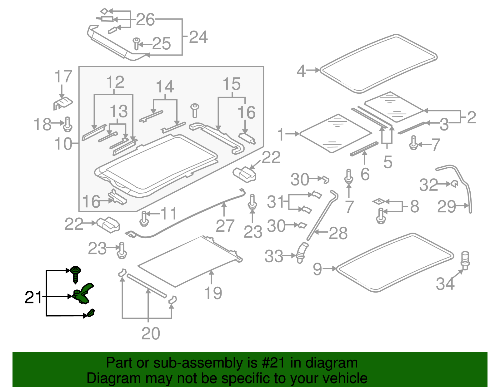 1K9-898-912-B - High-Quality Roller Guide for 2014-2017 Volkswagen ...