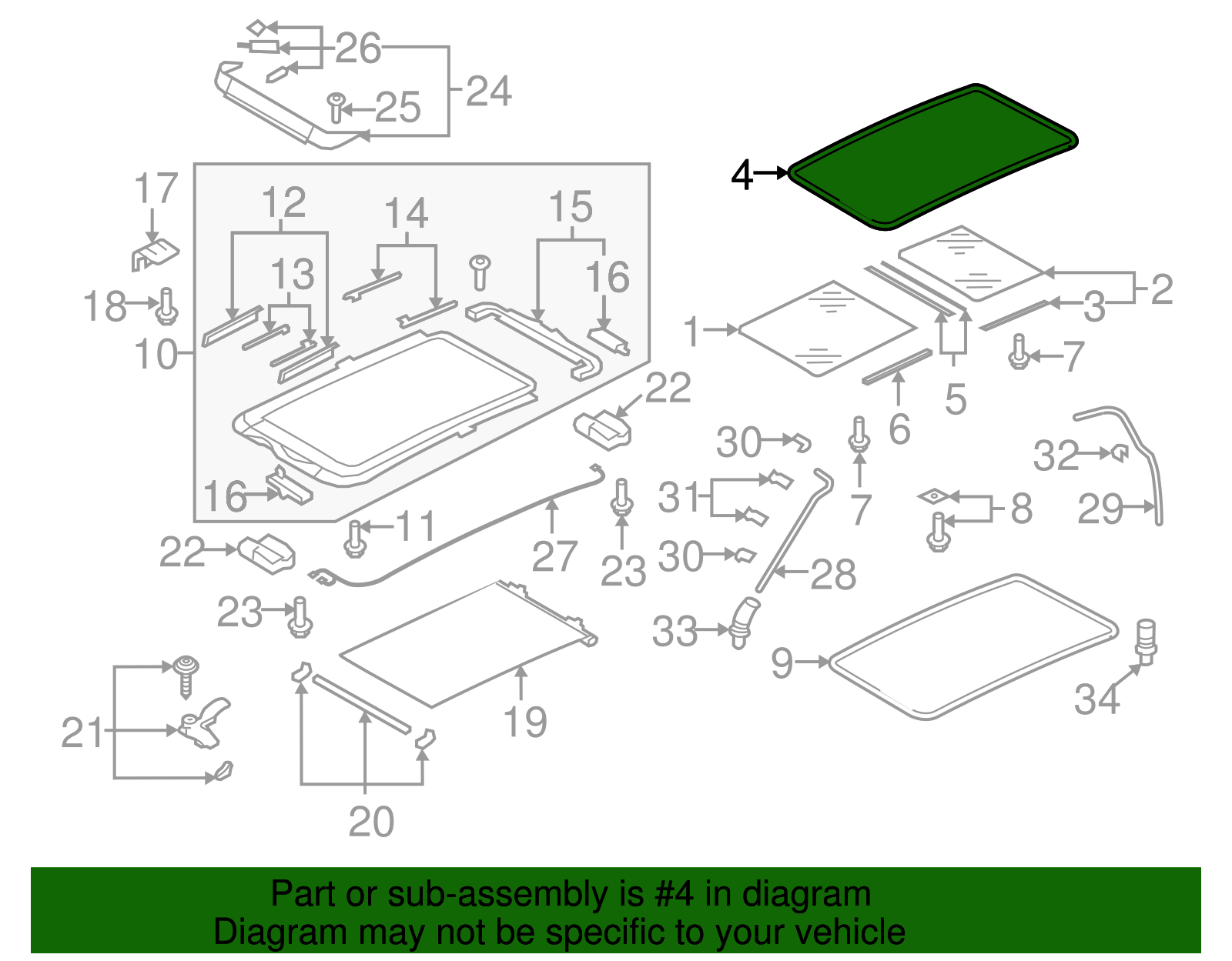 2009-2017 Volkswagen Outer Weather-Strip 5N0-877-459-A | OEM Parts Online