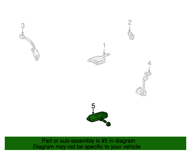 2002-2006 Lexus SC430 TPMS Sensor 42607-24021 | OEM Parts Online
