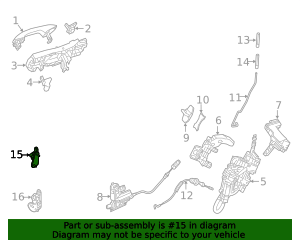 167-730-44-00 - Door Hinge 2020-2023 Mercedes-Benz | AutoNationParts.com