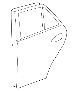 2013-2019 Mercedes-Benz Door Shell 166-730-04-05 | MB Online Parts