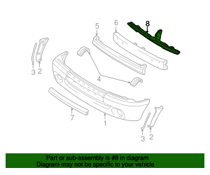 2003-2006 Toyota Tundra Upper Retainer 52506-0C010 | Toyota Parts Center