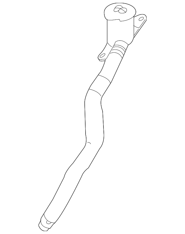 61667009125 - 2002-2008 BMW Filler Pipe (61-66-7-009-125) | BMW of ...