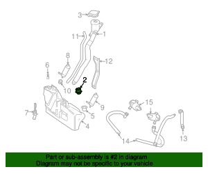Genuine BMW 07-11-9-903-236 | Washer Fluid Reservoir Filler Pipe Seal ...