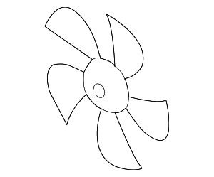 Mazda Fan Blade LFDV-15-140 | Auto Parts