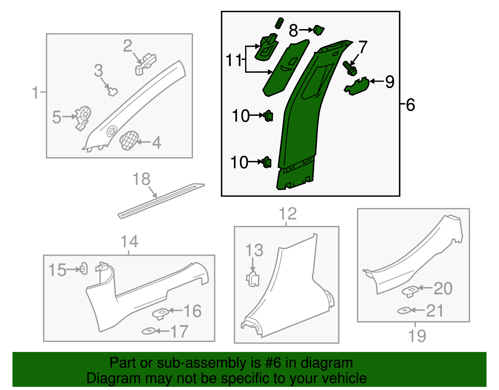 2013-2016 Chevrolet F Panel 22982647 | QuirkParts