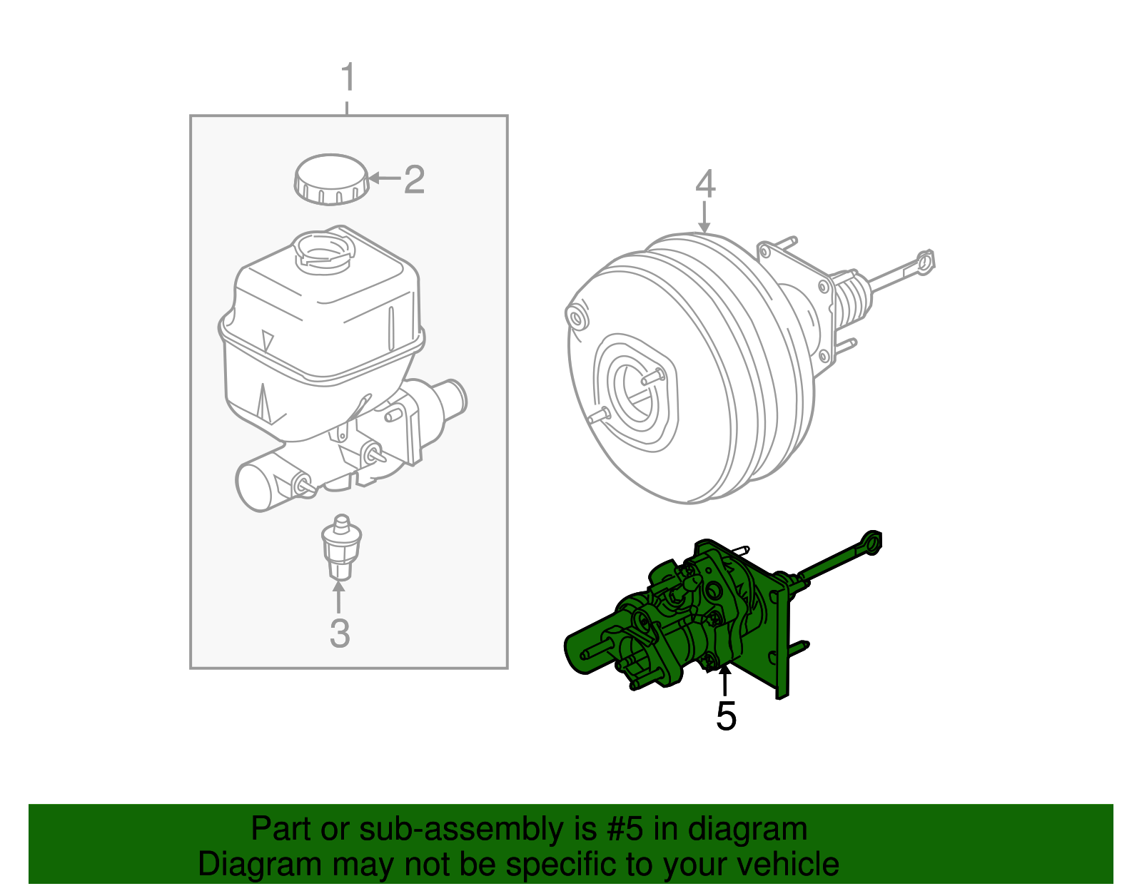 2013-2016 Ford Brake Booster DC3Z-2005-E | Ford OEM Parts Outlet