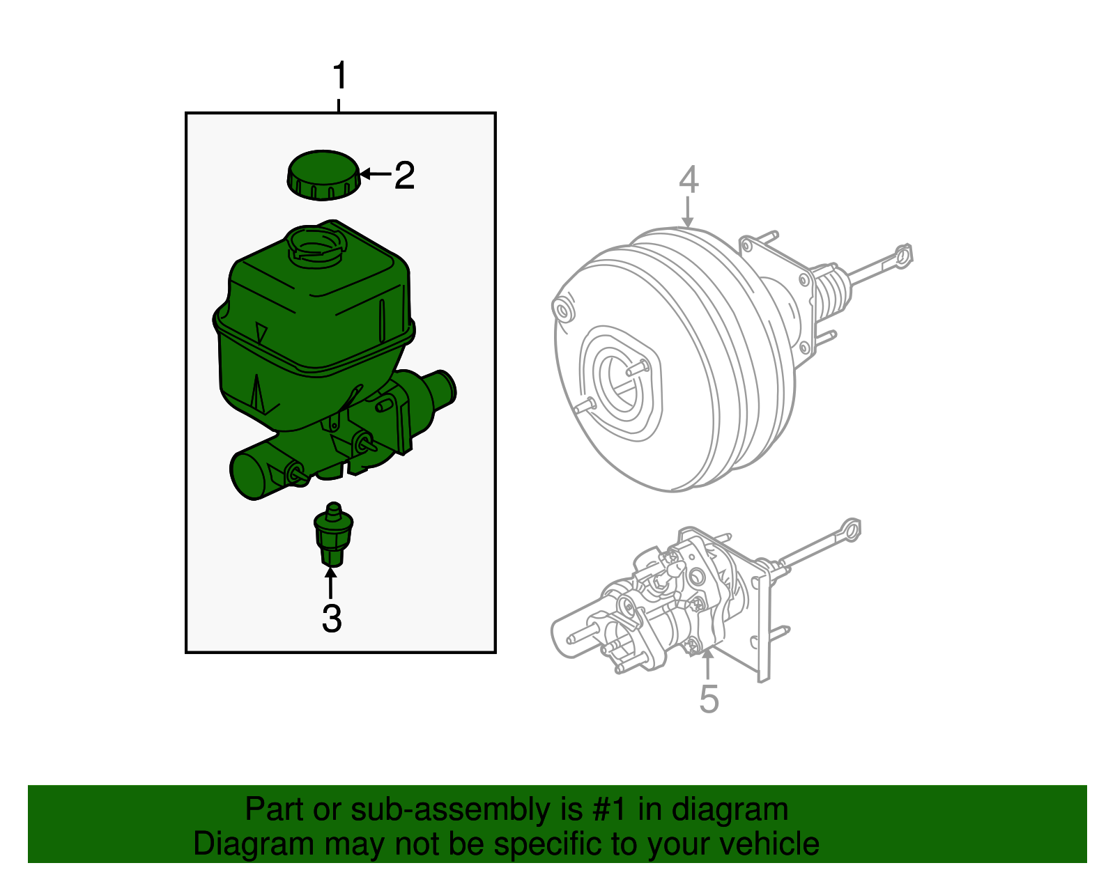 DC3Z-2140-B - 2013-2016 Ford - Master Cylinder | My Ford Parts
