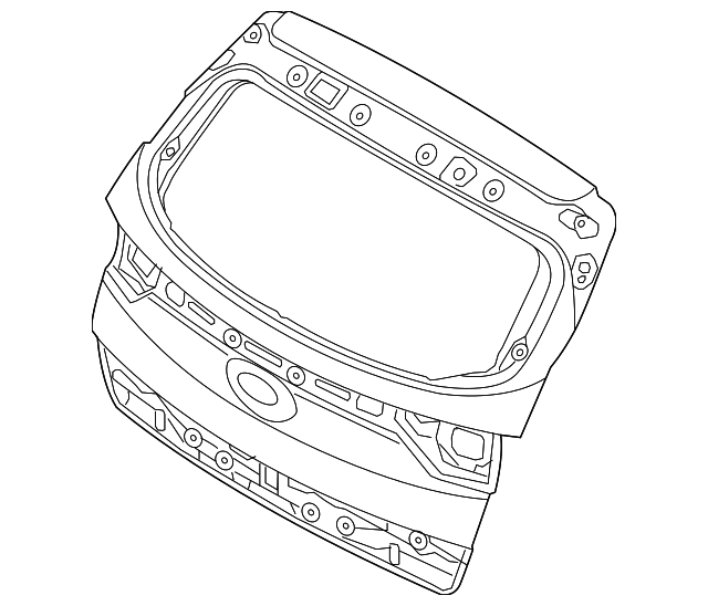 73700-D9040 - Lift Gate 2017-2022 Kia Sportage | Kia.Parts Store