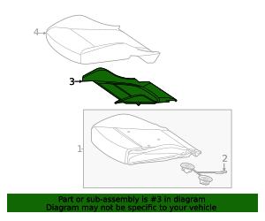 257-906-63-00 - Seat Heater Pad 2019-2023 Mercedes-Benz ...
