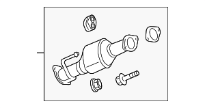 2012-2016 GM Catalytic Converter 19418968 GM | GMPartsDirect.com