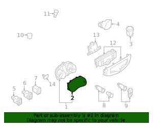 2018-2023 Nissan Cluster Lens 24813-5RD0A | Nissan Parts Plus