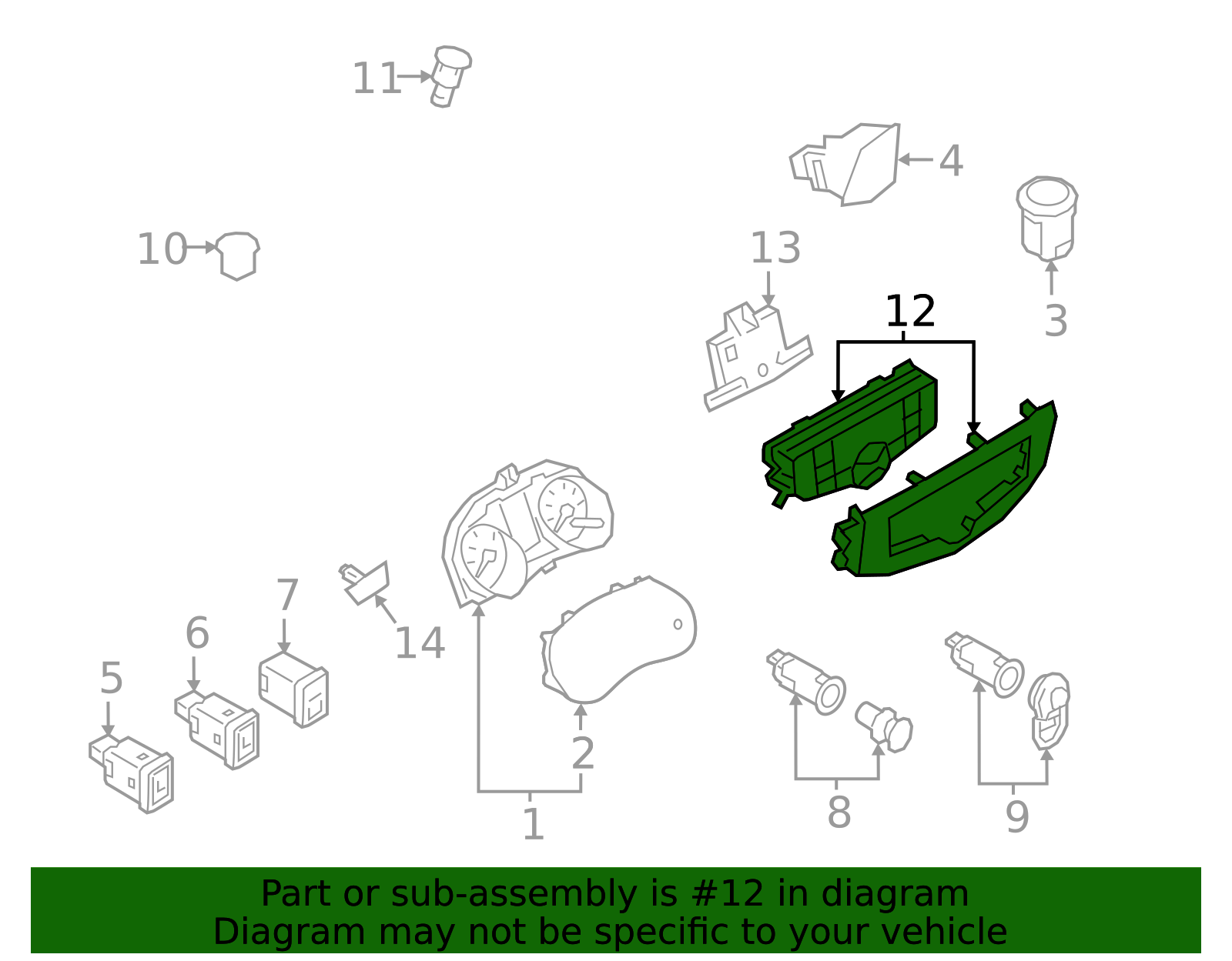 2021-2024 Nissan Kicks Dash Control Unit 27500-5R01A | Temecula Nissan ...