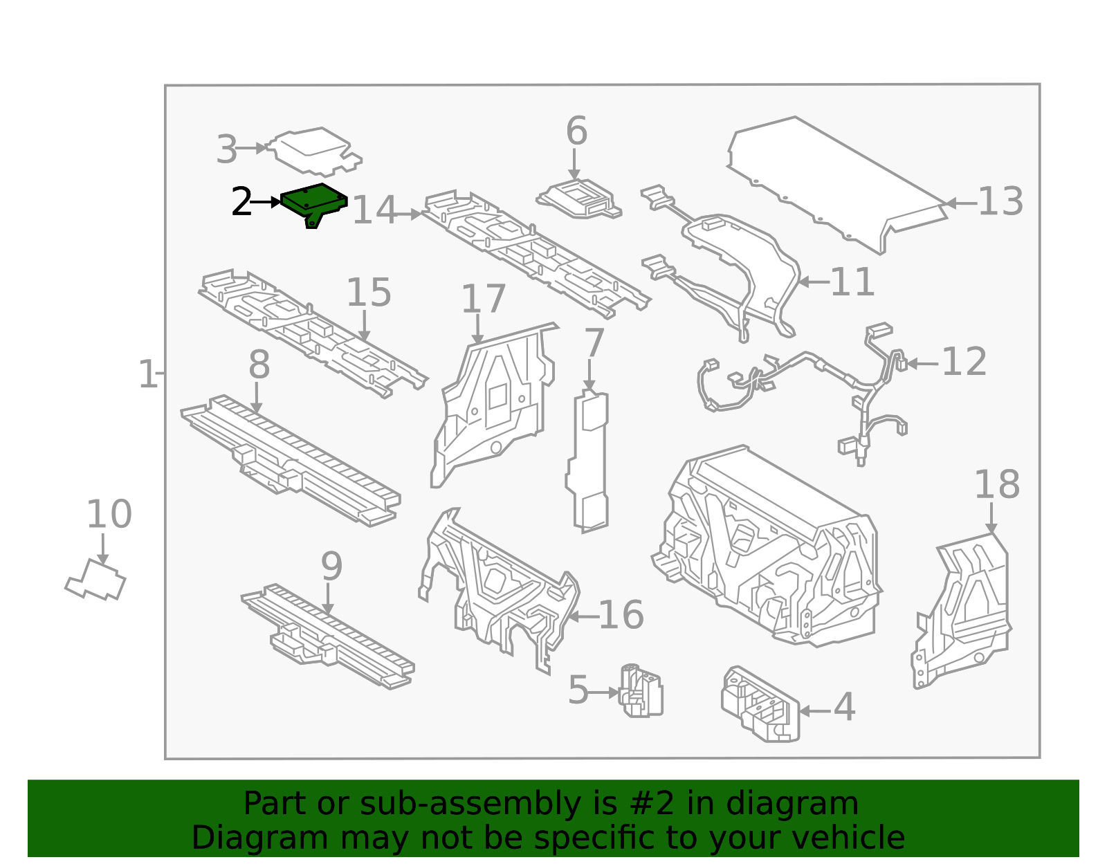 2021-2024 Toyota Mirai Sensor 89892-11010 | Toyota Parts Center