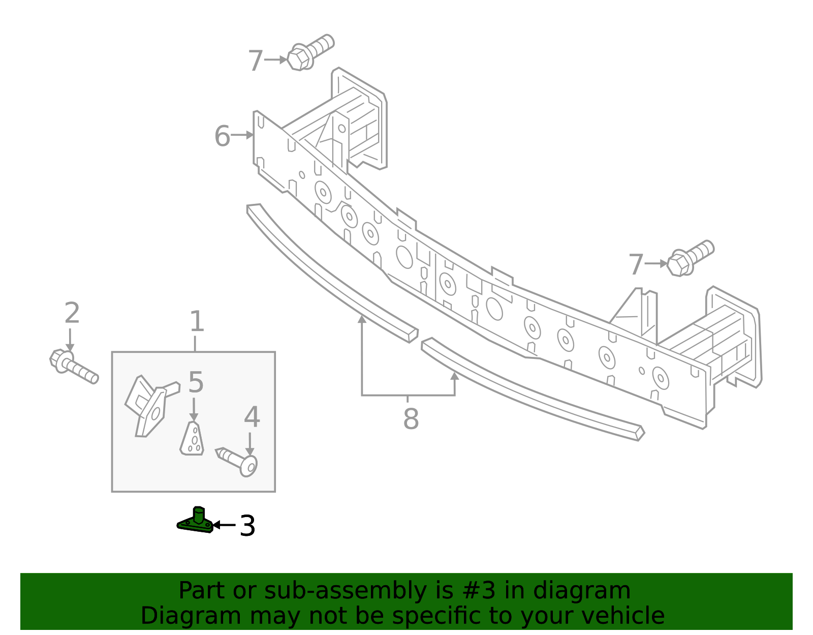 BCKA-50-0T5 - 2019-2024 Mazda 3 - Mount Bracket Grommet | Mazda Part Direct
