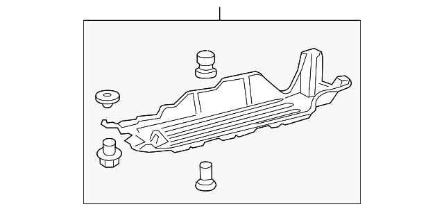 58398-06030 - Under Cover - 2012-2018 Toyota | OEM Parts Quick