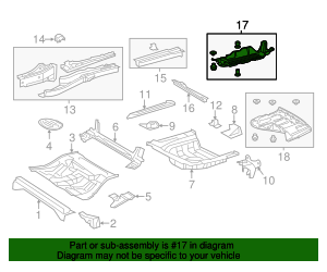 58398-06030 - Under Cover - 2012-2018 Toyota | OEM Parts Quick