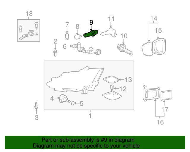 90075-60077 - Socket - 2006-2021 Lexus | DiscMonster