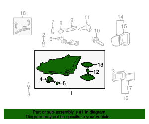 Lexus OEM Composite Headlamp Part# 81170-53550 | OEM Vehicle Parts