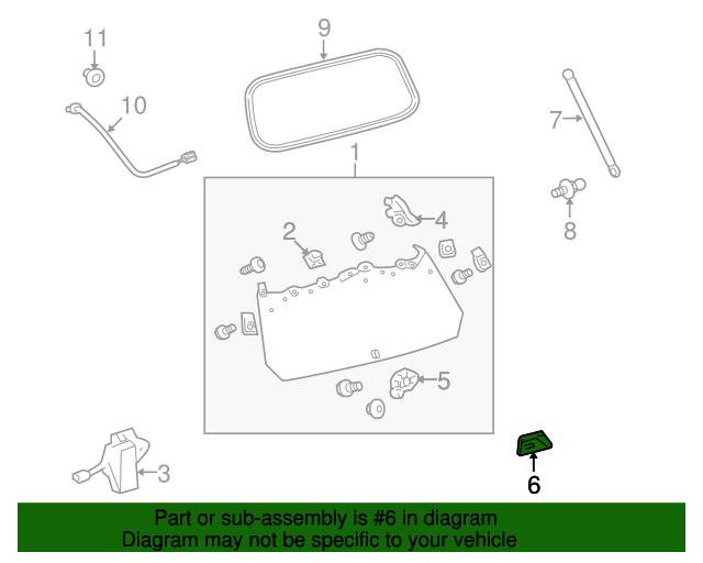 2010-2023 Lexus GX460 Striker Cover 69415-60010 | OEM Parts Online