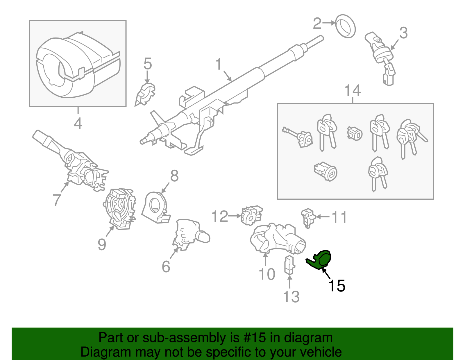 2012-2018 Subaru Ignition Immobilizer Module 88216FJ003 | Subaru Parts Plus