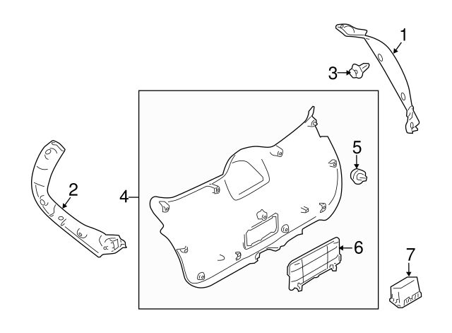 2011-2017 Nissan Juke Side Trim - Driver's Side (LH) 90903-1KA0A ...
