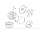 Buy OEM Mercedes-Benz Wheel Center Caps Online | Shop Mercedes-Benz Parts