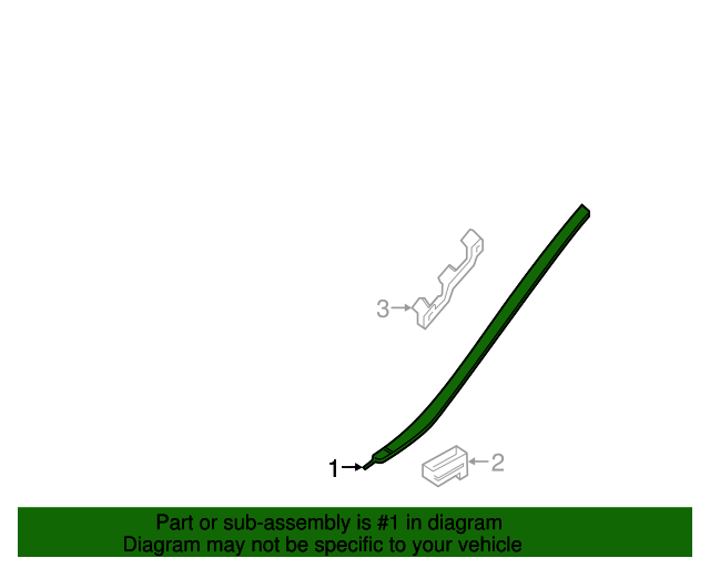 2017-2023 Mercedes-Benz Windshield Molding 213-690-12-82 | MB OEM Parts