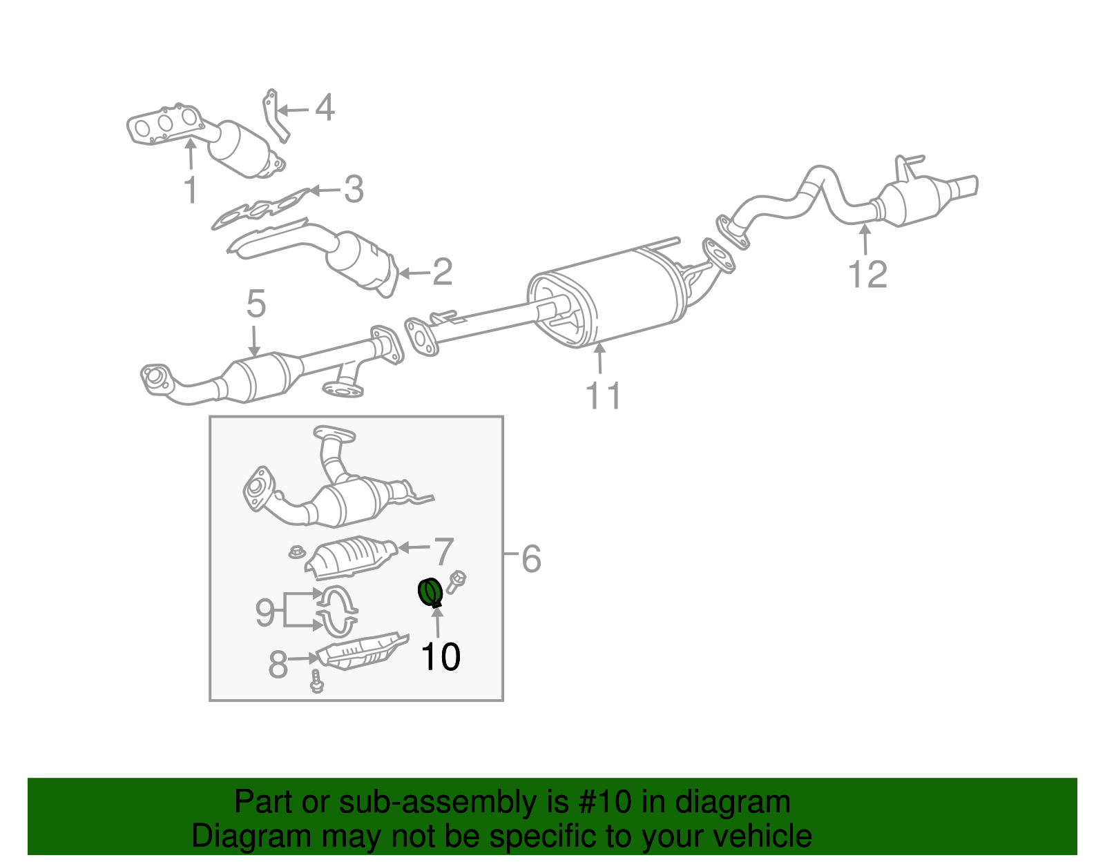 2001-2014 Toyota Clamp 90080-46121 | Toyota Parts Center