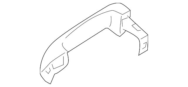 Genuine Handle, Outside for 2007-2012 Hyundai Veracruz | Part# 82651 ...