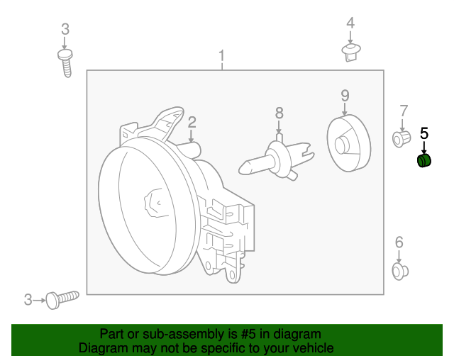 81199-35010 - Headlamp Joint - 2007-2014 Toyota FJ Cruiser | OEM ...