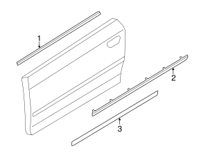 8P4-853-959-E-GRU - Lower Molding 2006-2013 Audi | Audi OEM Parts