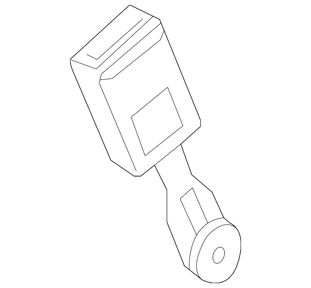 166-860-10-69 - Buckle 2012-2019 Mercedes-Benz | Mercedes-Benz USA Parts